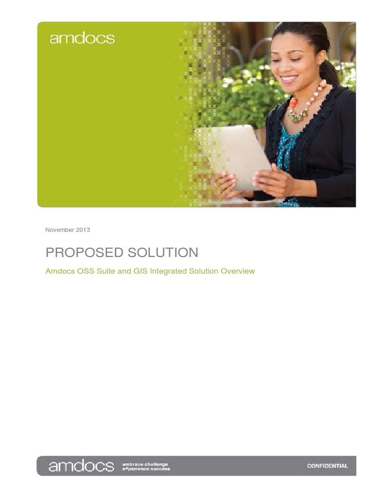 Amdocs OSS and GIS Solution Overview v3 | PDF | Computer Network | Geographic Information System
