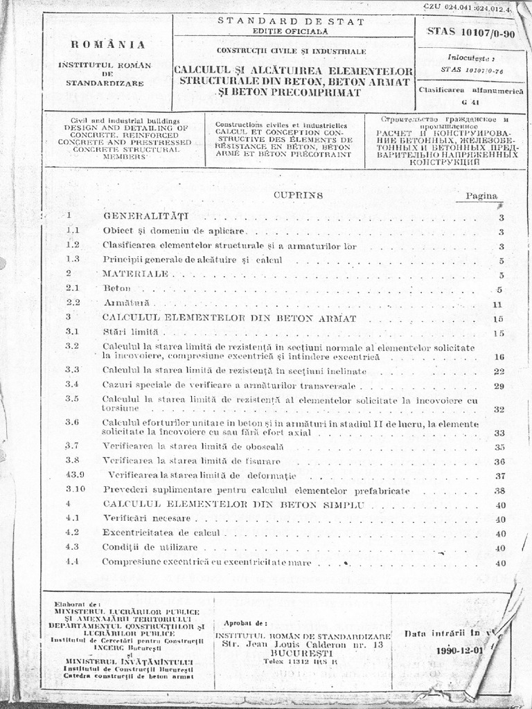 Standard Beton 1 | PDF