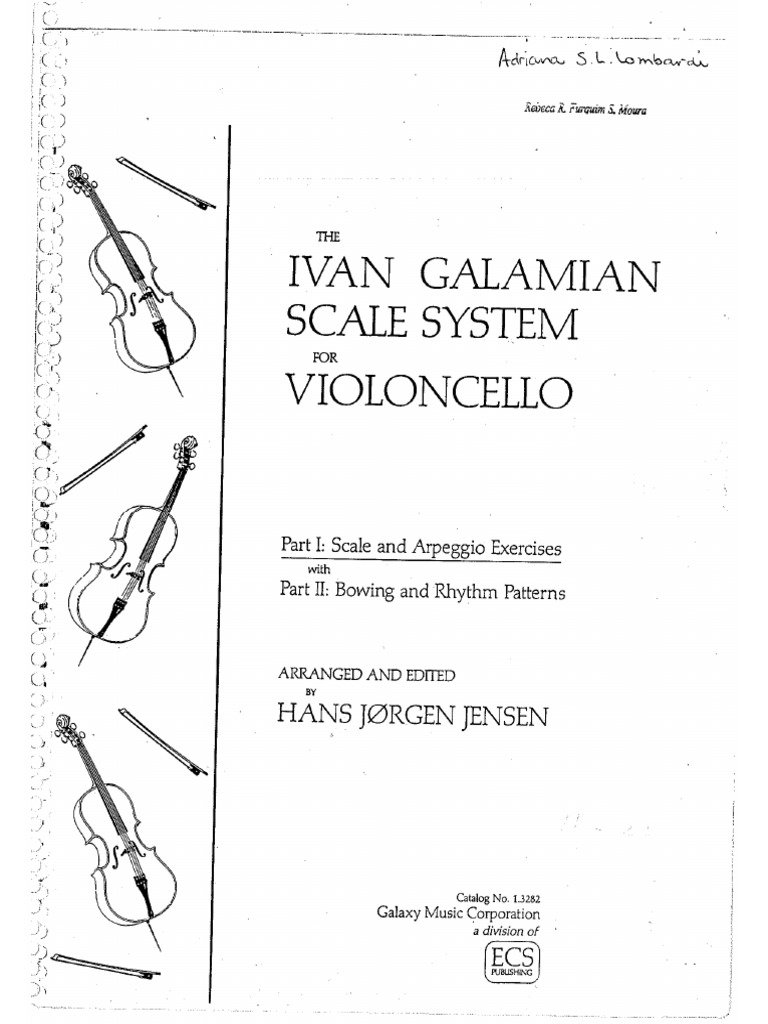 Galamian Scales and Arpejos | PDF