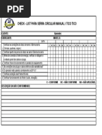 Check List Misturador | PDF