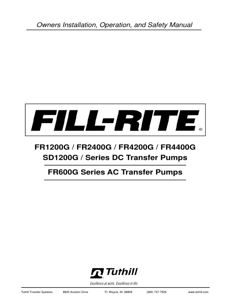 Owners Installation, Operation, and Safety Manual | PDF | Electrical ...