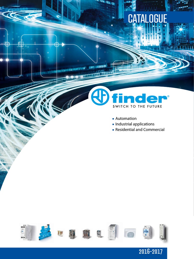 Finder Catalog | PDF | Relay | Alternating Current