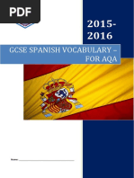 AQA Spanish GCSE Role-play Examples | PDF
