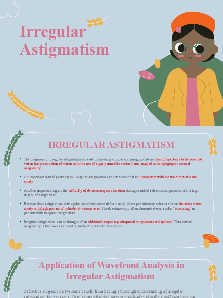 Irregular Astigmatism for Surgeons | PDF | Optics | Electrodynamics