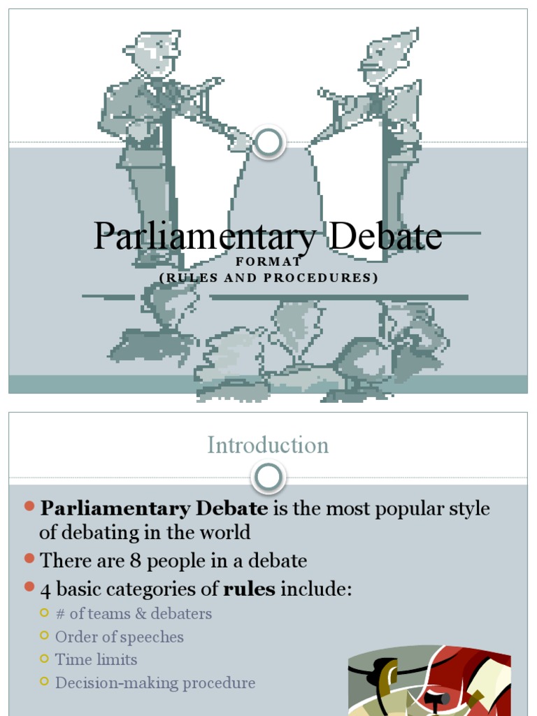 Parliamentary Debate: Format (Rules and Procedures) | Download Free PDF ...