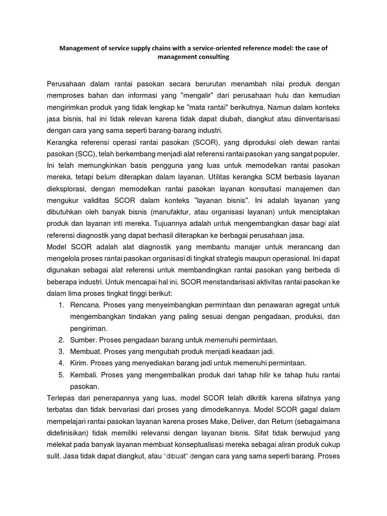 Case of Management Consulting | PDF