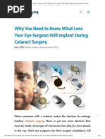 Alcon SN60WF IOL Catalog | PDF | Glaucoma | Visual Acuity