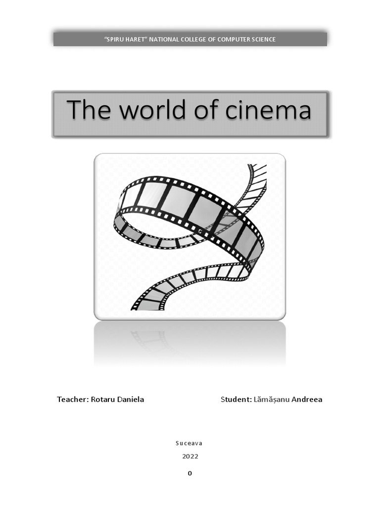 The World of Cinema | PDF | Cinema Of The United States | Cinematography