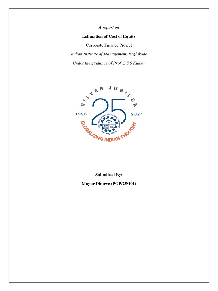 estimating-cost-of-equity-for-nestle-india-pdf-beta-finance