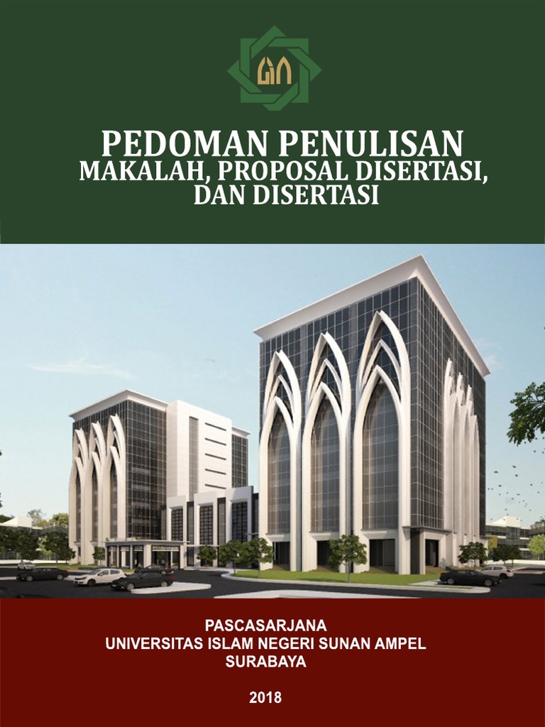 PEDOMAN PENULISAN Disertasi FULL | PDF