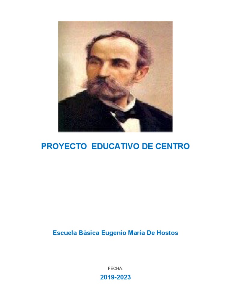 Pec Escuela Eugenio Maria de Hostos | PDF | Plan de estudios | Aprendizaje