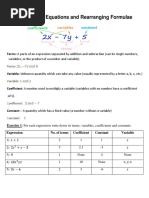 Grade 10 Algebra Revision Guide | PDF | Factorization | Algebra