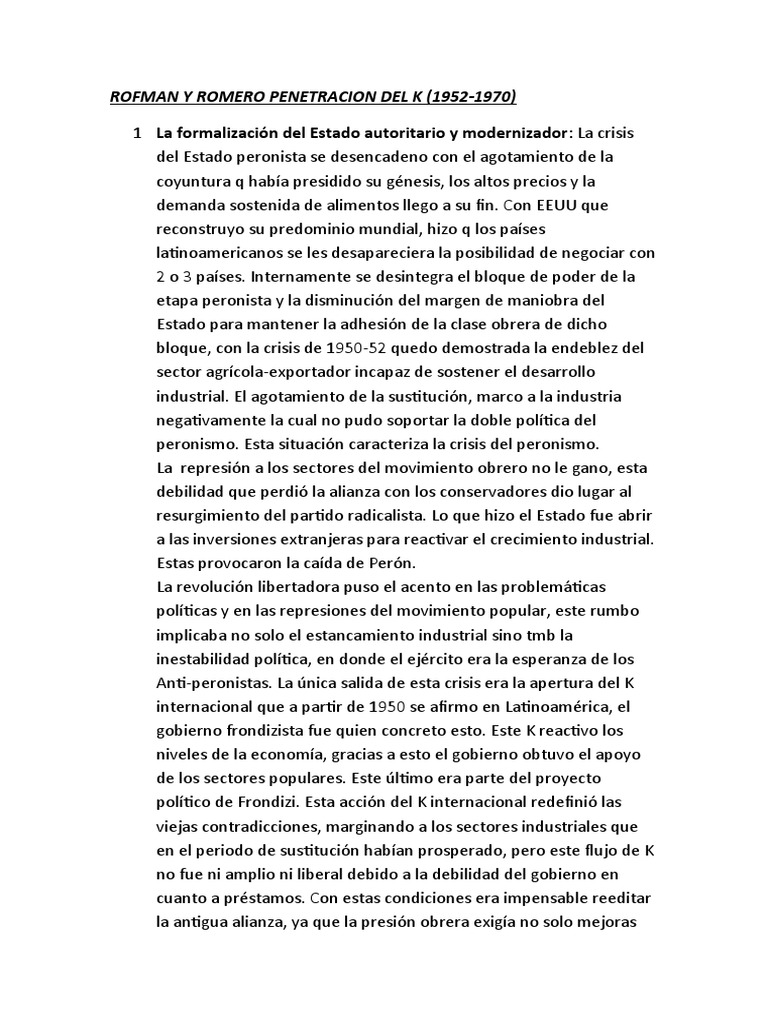 Rofman y Romero Penetracion Del K | PDF | Corporación multinacional | Business