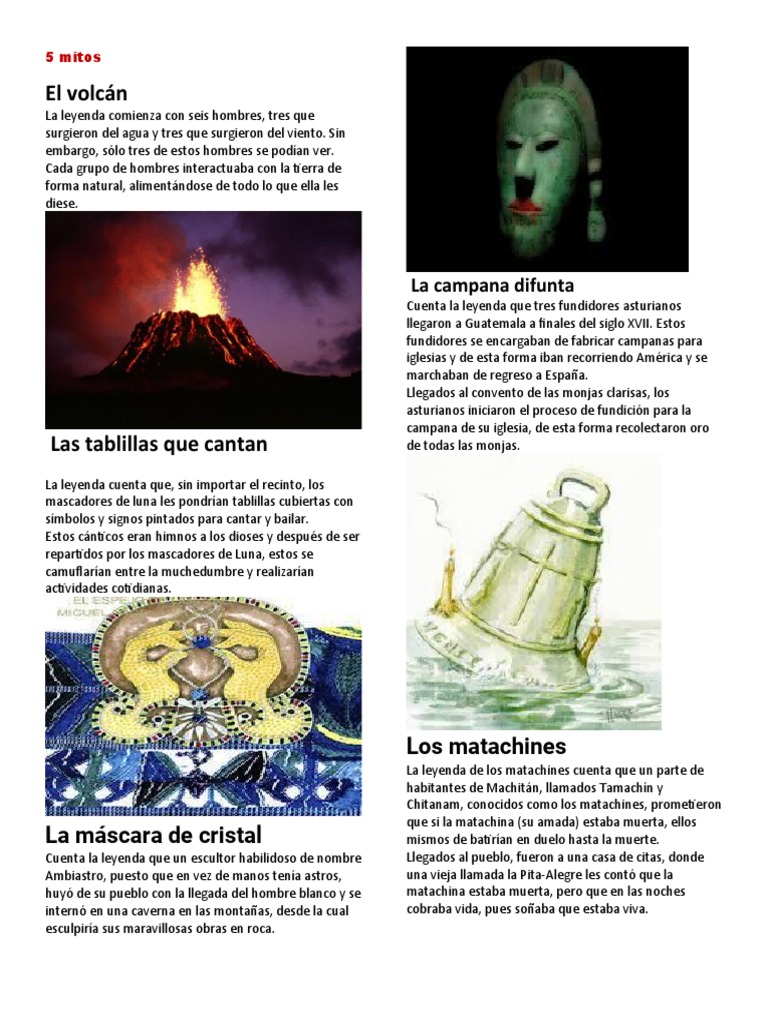 Mitos y Leyendas de Guatemala | PDF