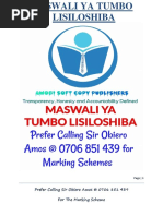 Kcse 2021 Marking Scheme | PDF