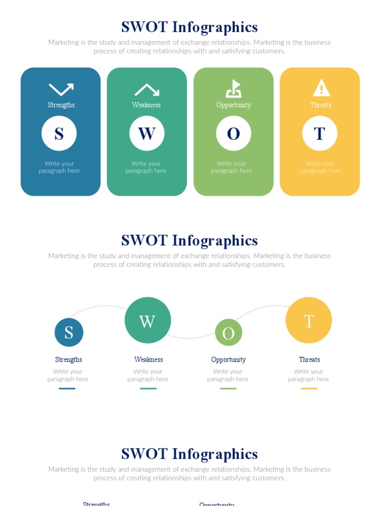 SWOT Infographics | PDF | Swot Analysis | Computing