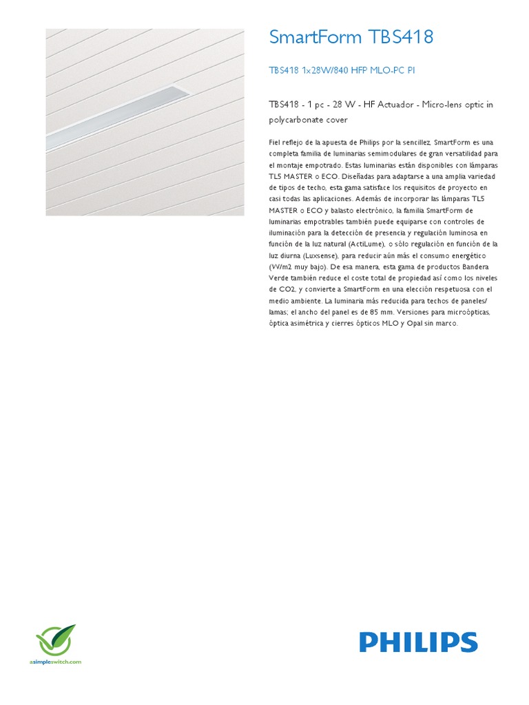 SmartForm TBS418-1 JM | PDF | Encendiendo | Bienes manufacturados