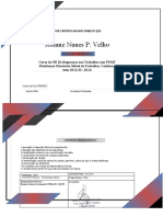 Modelo Certificado NR - 18 | PDF