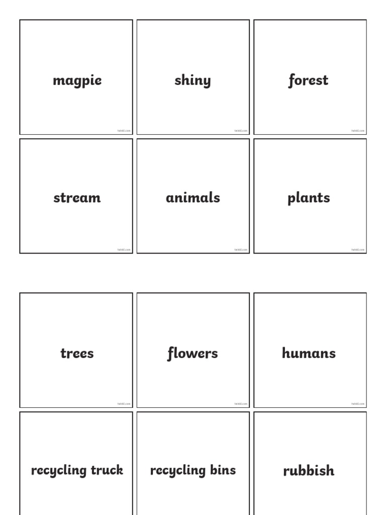Cards With Words | PDF