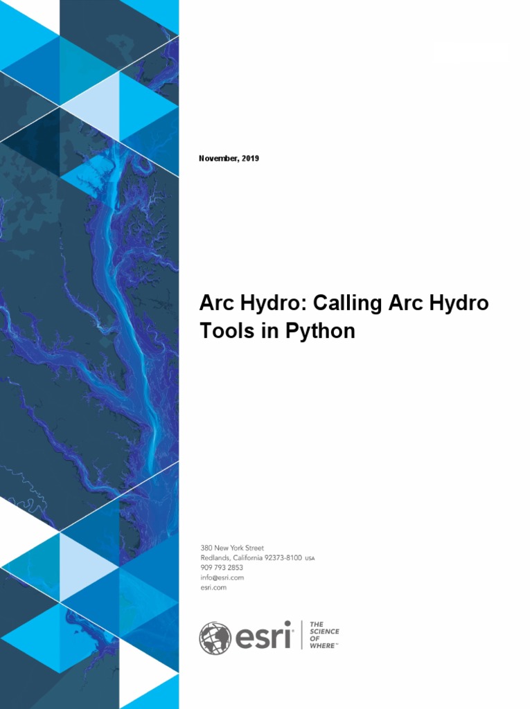 Arc Hydro - Calling Arc Hydro Tools in Python | PDF | Arc Gis | Subroutine