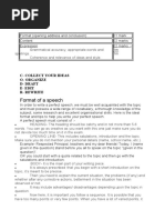 Speech Writing Class11 Notes | PDF