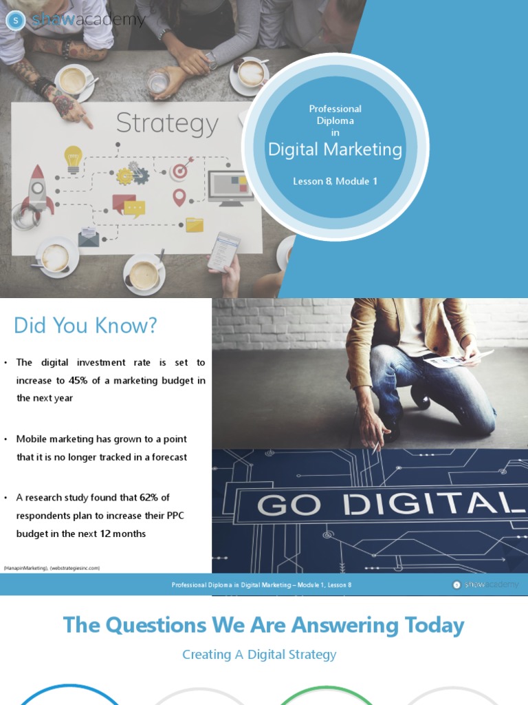 Digital Marketing: Professional Diploma in | PDF | Marketing | Digital ...