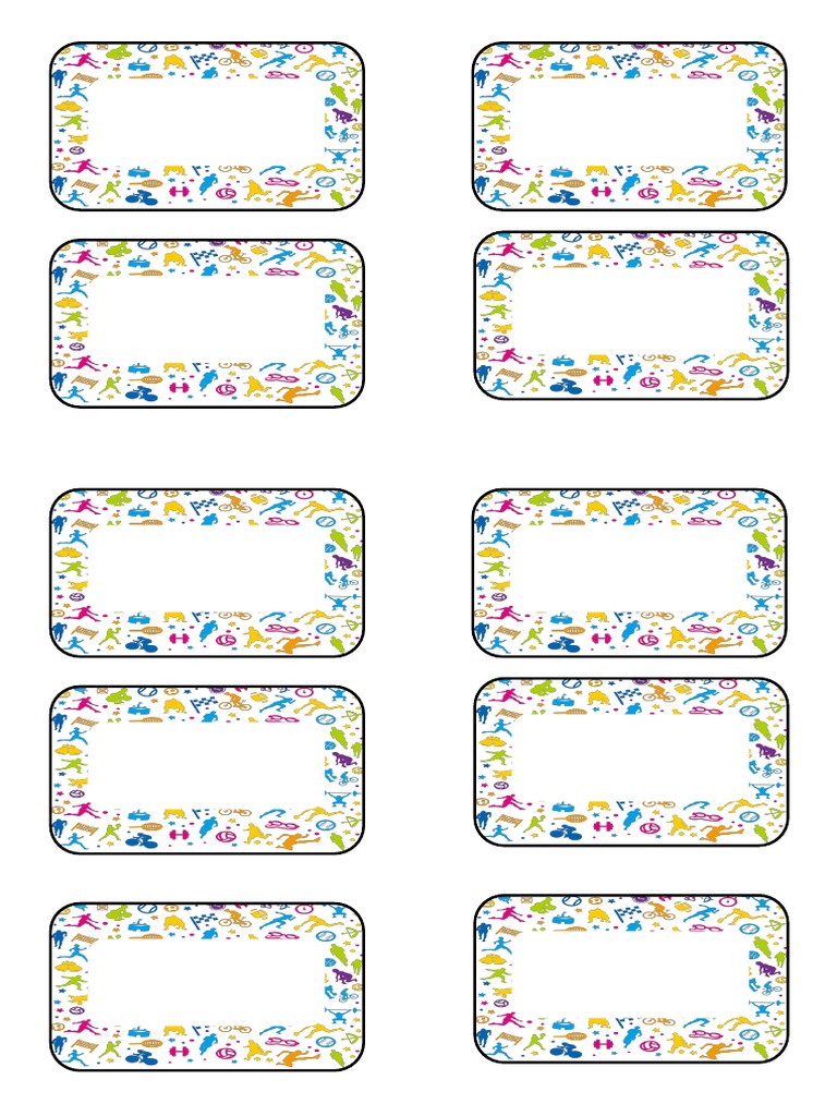 Etiquettes Sport Sandrine | PDF