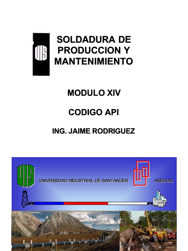 Api 1104 Espaol1 | PDF | Construcción | Soldadura