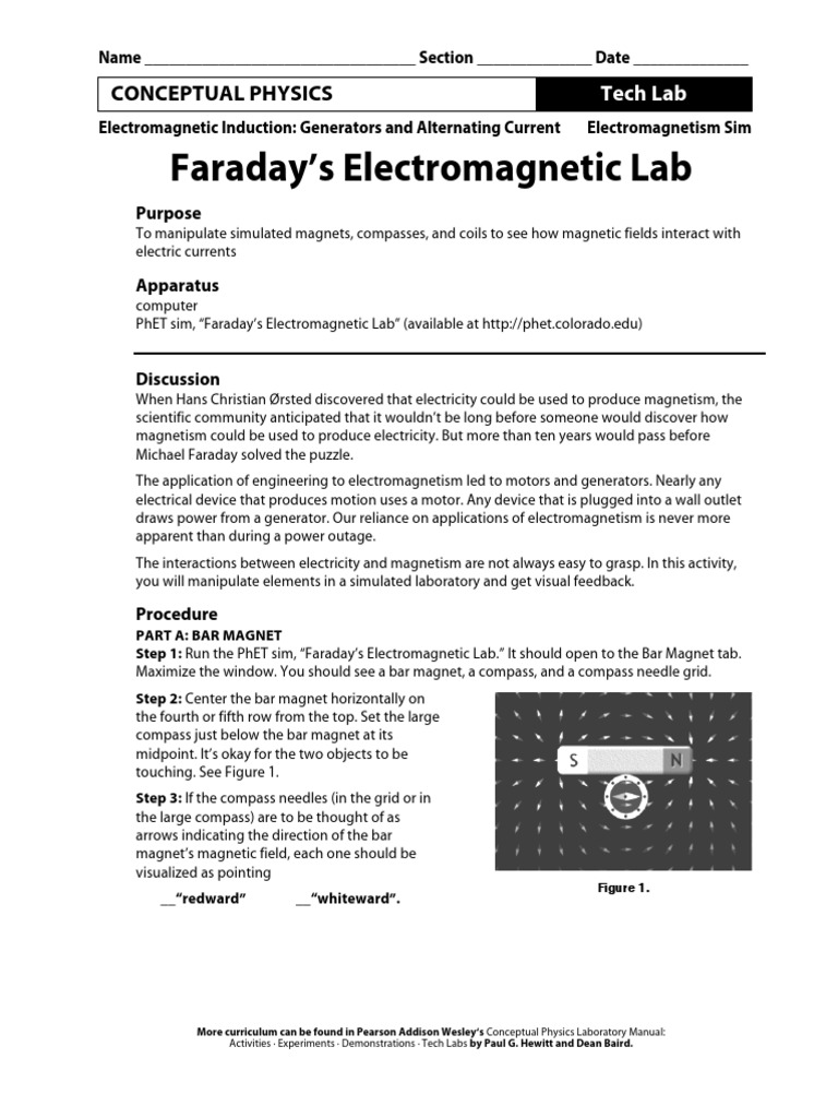 Faraday's Electromagnetic Lab: Conceptual Physics | PDF | Electric ...