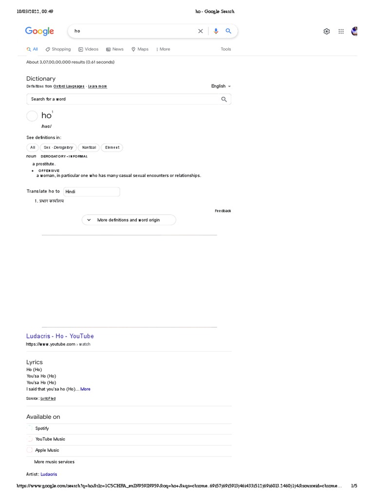 Dictionary: Shopping Videos News Maps More Tools | PDF | English ...
