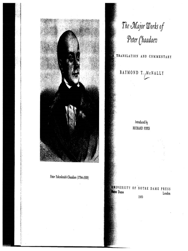 Chaadaev Text | PDF