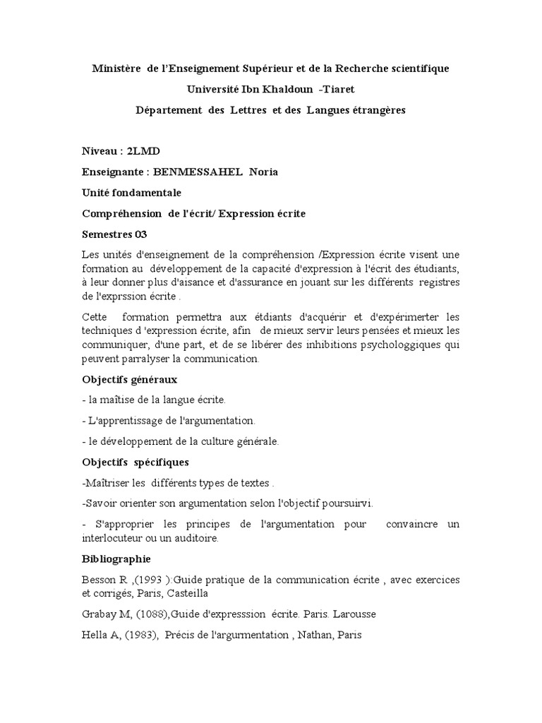 Cce S3 Copie 3 PDF | PDF | Argumentation | Bois