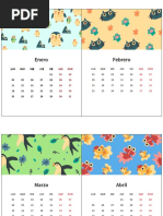 Calendario Michel Zbinden 2025 | PDF