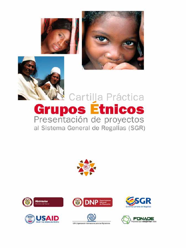 Cartilla Práctica Grupos Étnicos Presentación de Proyectos Al SGR | PDF | Colombia | Evaluación