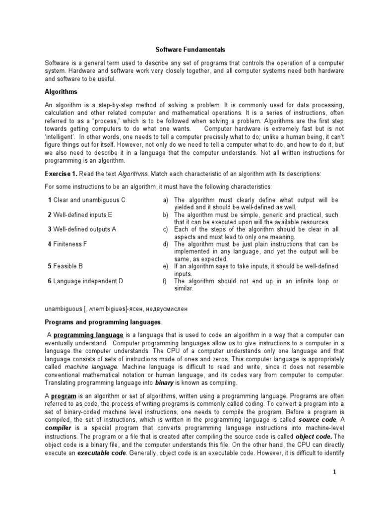 Software Fundamentals Explained | PDF | Graphical User Interfaces ...