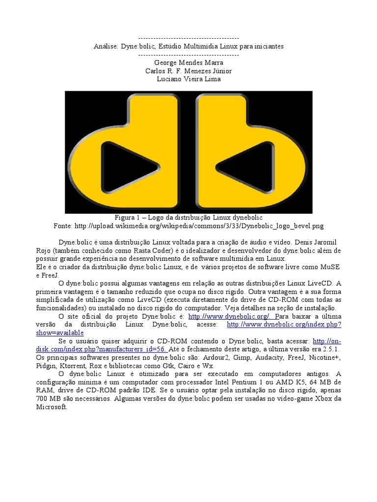 Dynebolic Linux | PDF | Computers