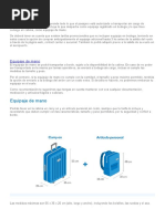 Equipaje de Mano - Copa Airlines | PDF | Pasajero | Aviación