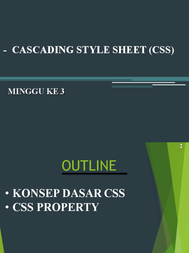 M3 - Cascading Style Sheet (CSS) | PDF | Komputer | Teknologi & Rekayasa