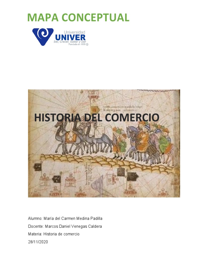 Mapa Conceptual Historia de Comercio | PDF | Sociedad | Capitalismo