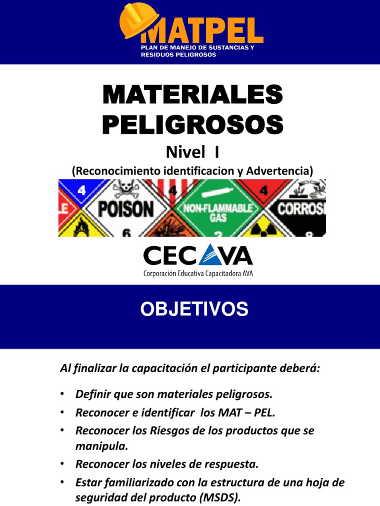 1 - Nomenclaturas Sobre Standares Matpel | PDF | Hidrógeno ...