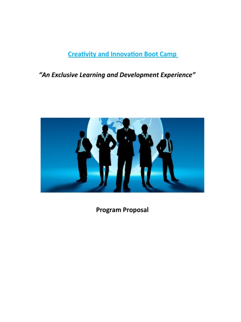 Creativity and Innovation Boot Camp | PDF | Creativity | Innovation