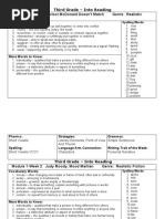2nd Grade Spelling Lists | PDF | Consonant | Syllable