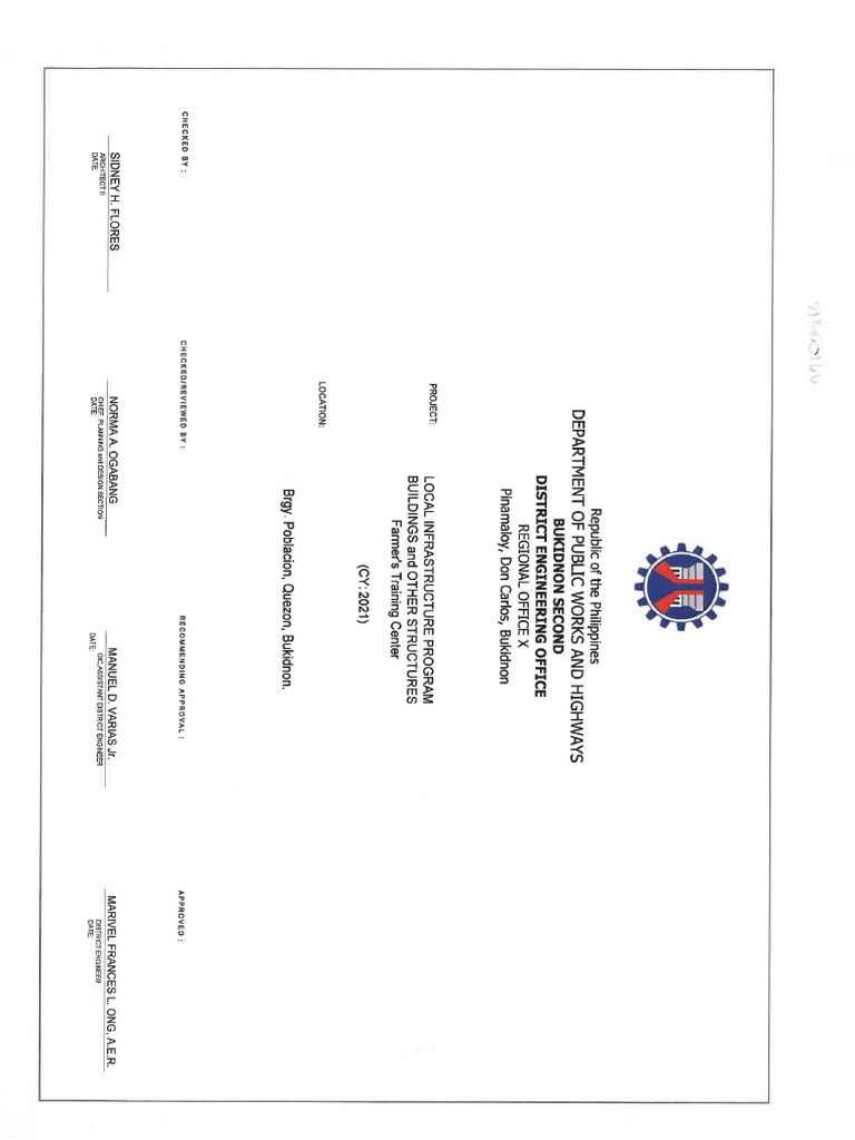 House Plan DPWH | PDF