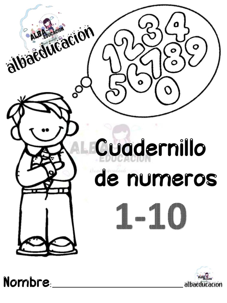 Cuadernillo de Numeros Del 1-10 | PDF