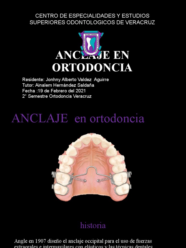 Anclaje en Ortodoncia | PDF | Ortodoncia | Diente