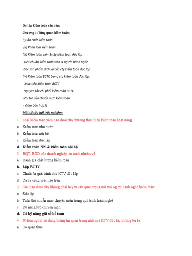 Ôn Tập KTCB | PDF