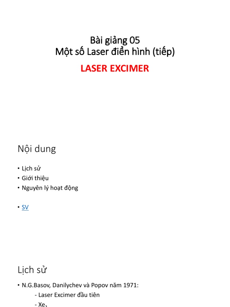 05 Laser Excimer | PDF