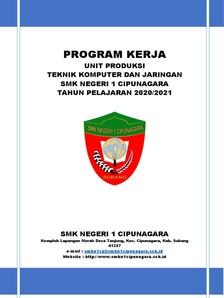 Program - Kerja - Up TKJ 20-21 | PDF