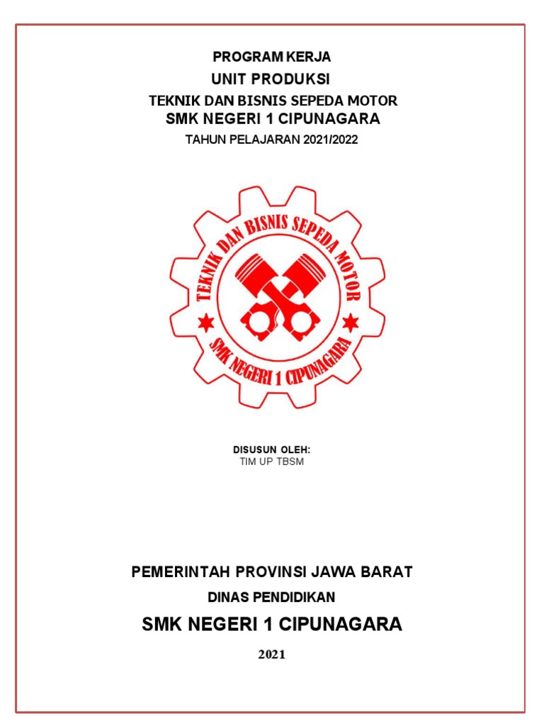 Program-Kerja-Unit-Produksi TBSM | PDF