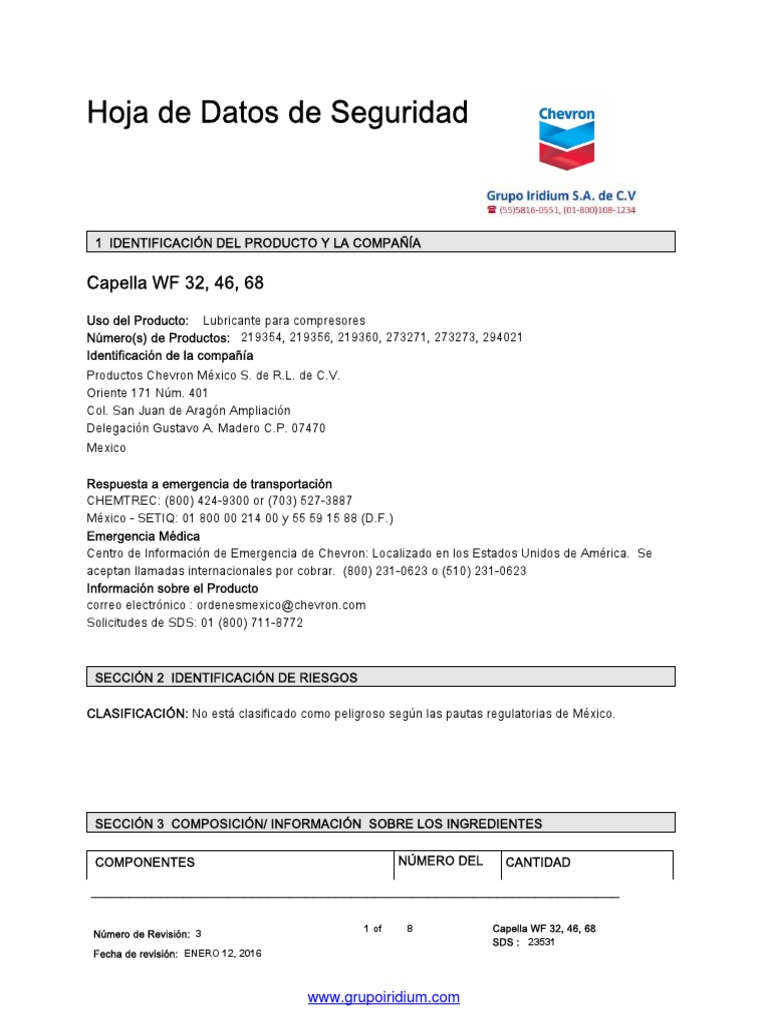 Capella WF 32,46, 68 | PDF | Dióxido de carbono | Combustión